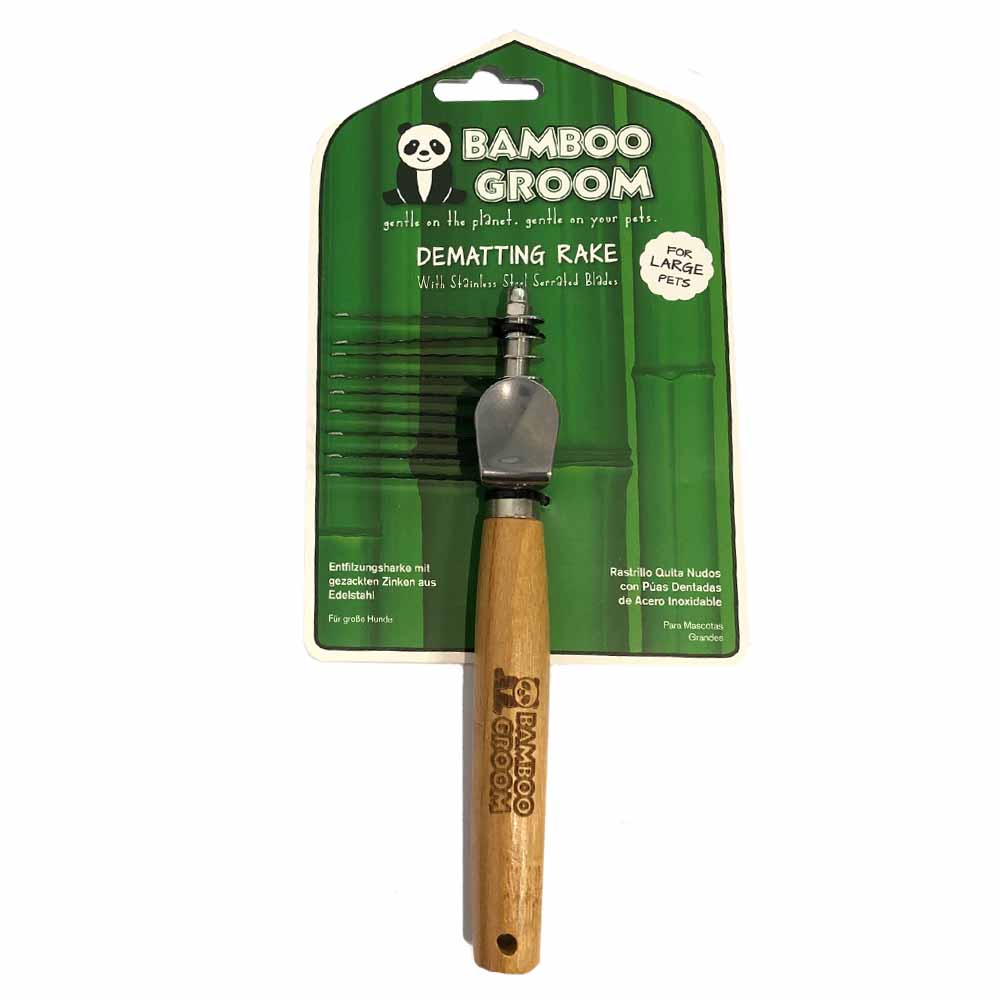 Bamboo Groom De-Matting Rake - Med to Lrg – AllGroom