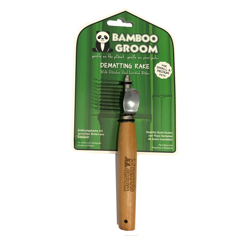 Bamboo Groom De-Matting Rake - Sml to Med – AllGroom